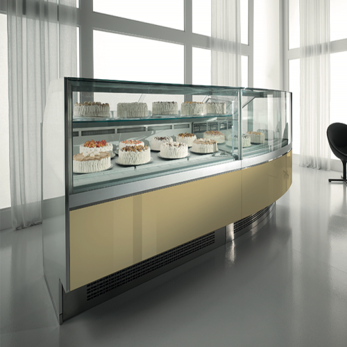 CURVED DISPLAY COUNTER – Commercial hotel kitchen equipment manufacturers